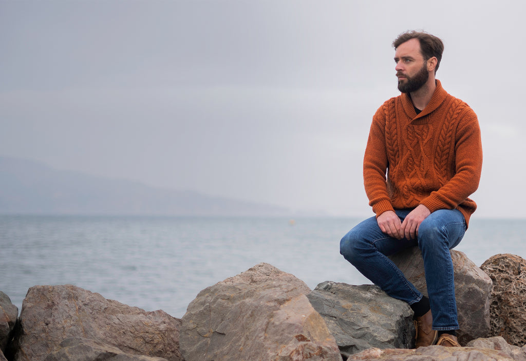 Irish Merino Wool Sweaters for Men - Shepherd